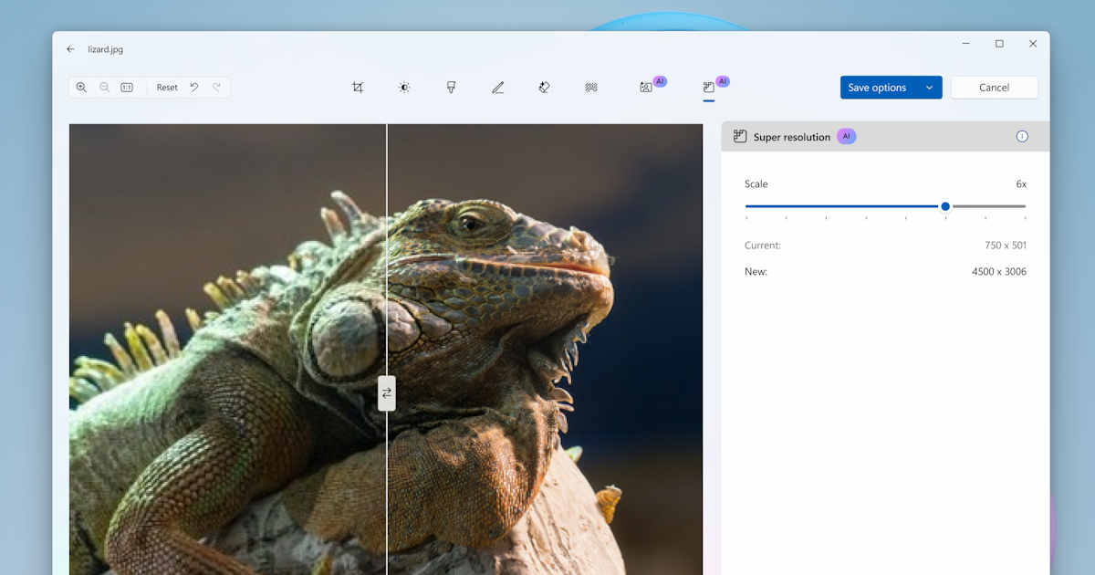 Microsoft Photos update with super resolution begins rolling out to Windows Insiders | Windows ...